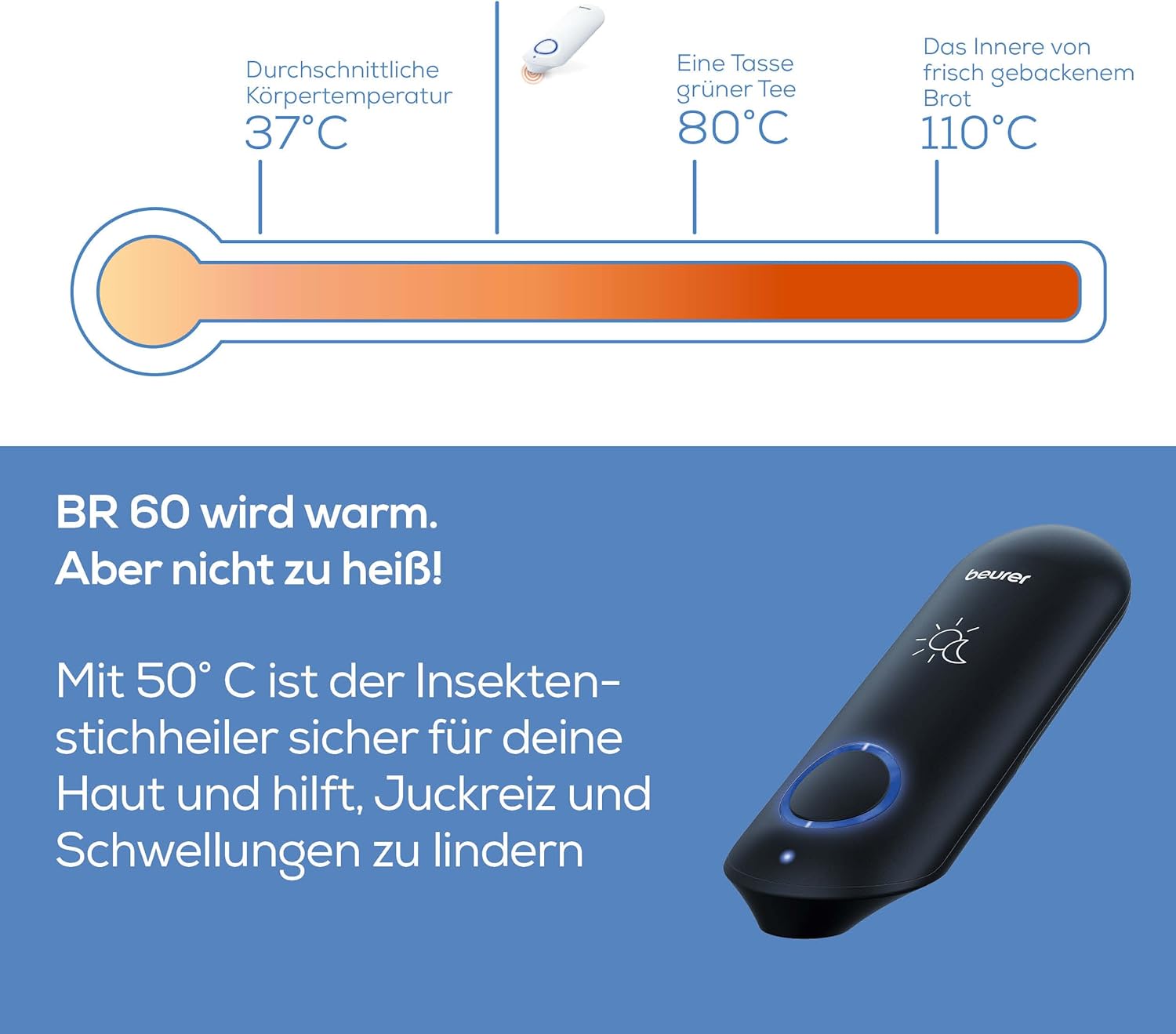 Beurer BR 90 Insektenstichheiler, zur Behandlung von Insektenstichen ...